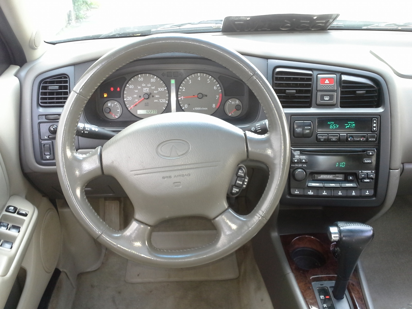 Infiniti G20 technical specifications and fuel economy